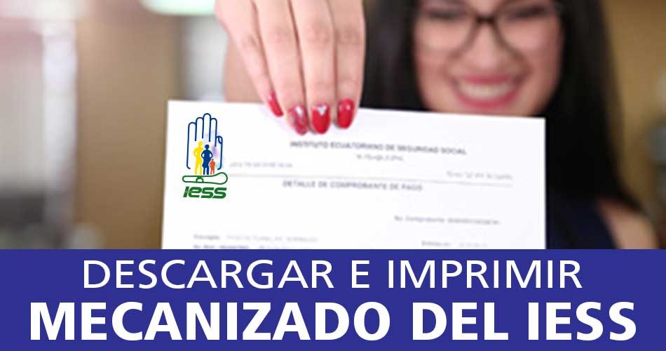 Descargar e imprimir Mecanizado del IESS (Historia Laboral)