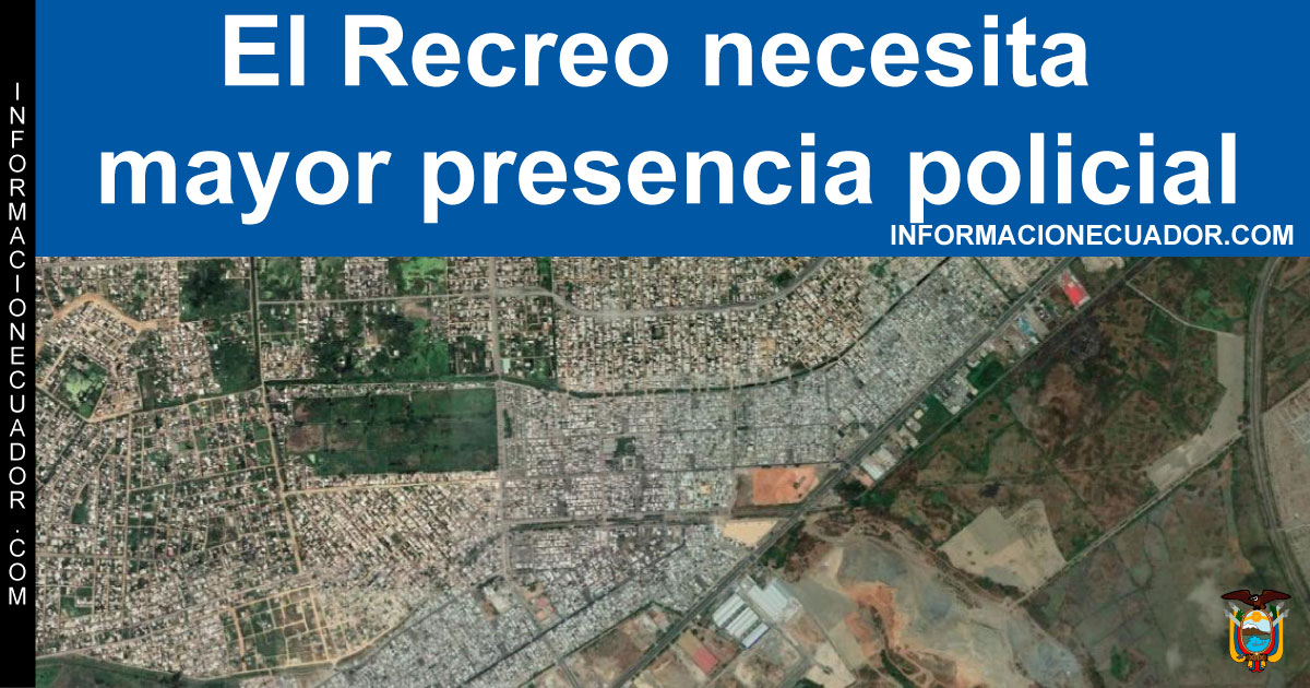 Duran, ciudadela El Recreo necesita mayor presencia policial