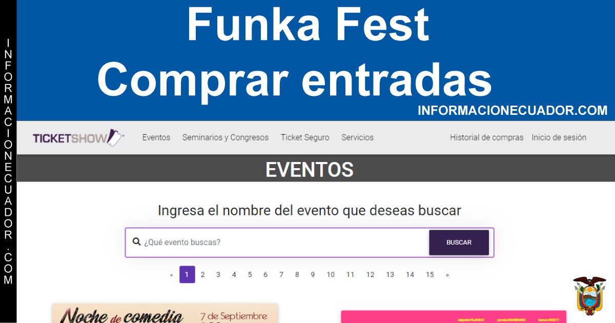 Comprar entradas Funka Fest Guayaquil Ecuador 2023