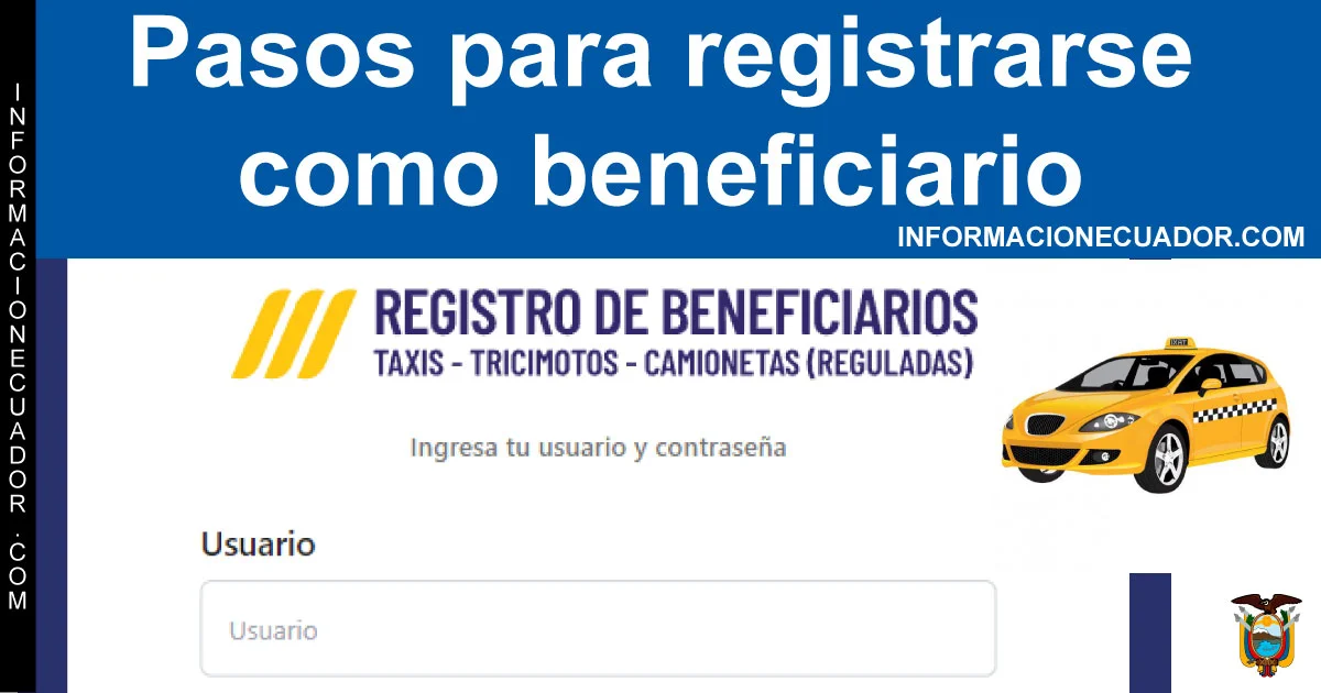 Registro para el Subsidio de Gasolina en Ecuador