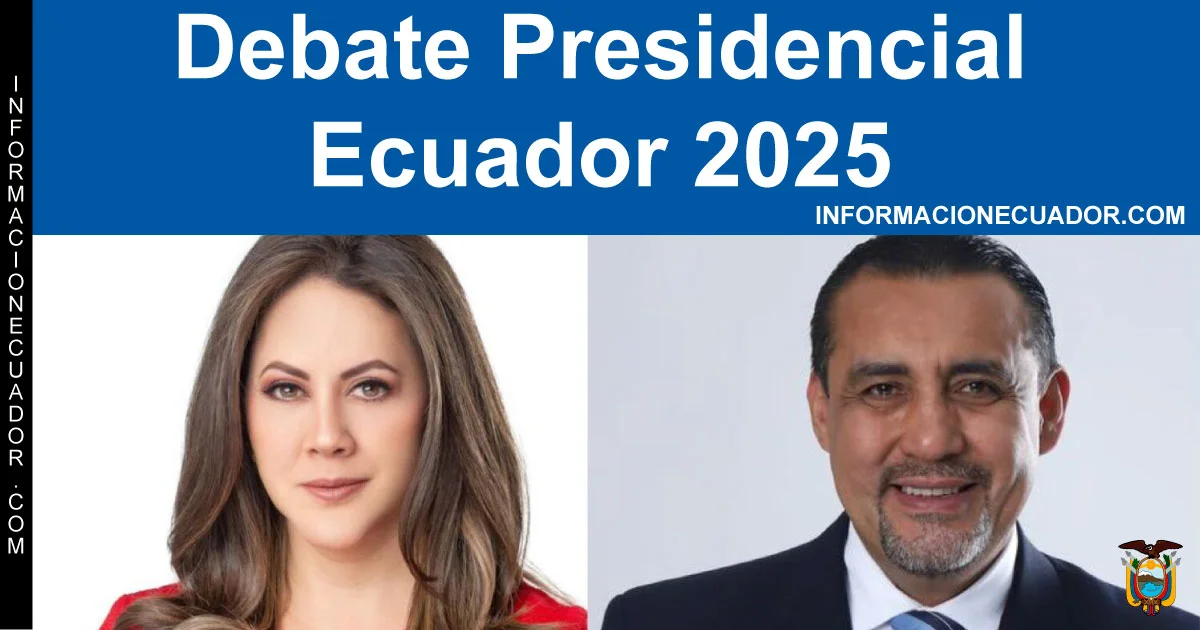 Debate Presidencial Ecuador 2025: En VIVO CNE